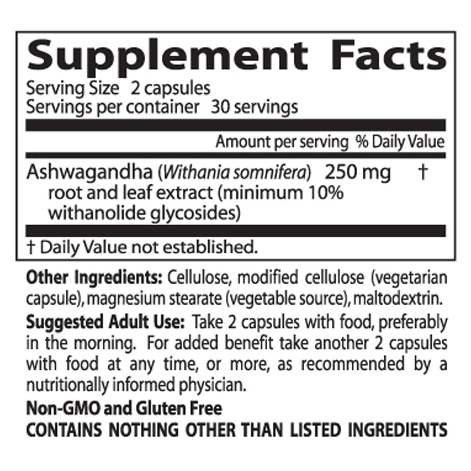 Ashwagandha celospektrální extrakt Sensoril 125 mg, 60 kapslí v dávce ...
