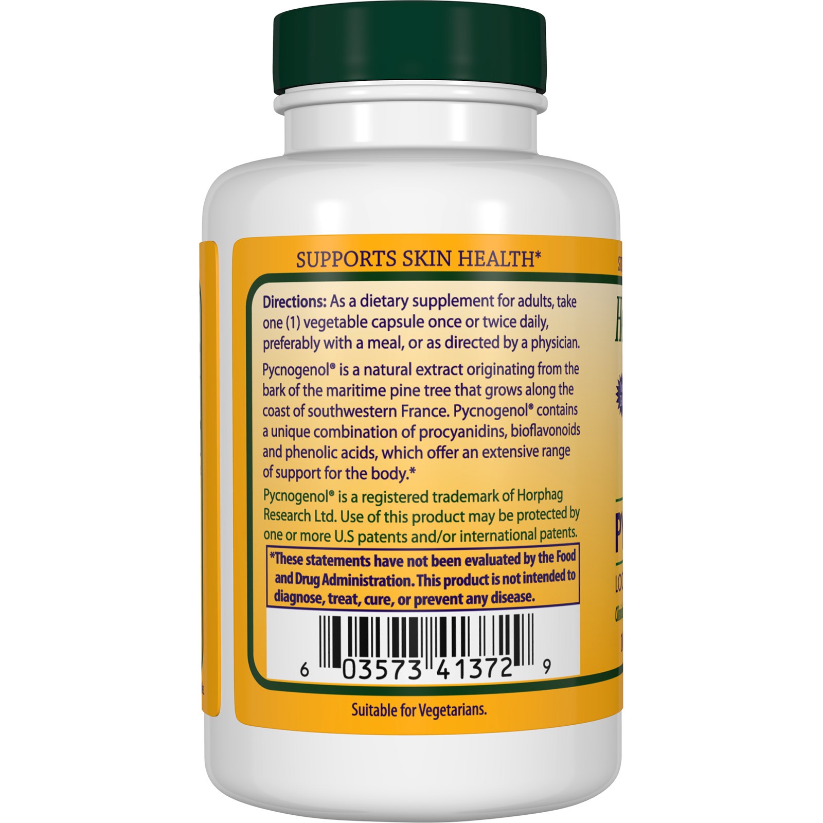 Pycnogenol patentovaný extrakt 100 mg, 60 kapslí | nejvyšší dávka v ...