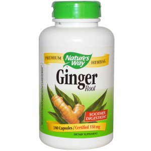 Zázvorový extrakt (Ginger root) 550 mg 180 kapslí | Nutraday.cz