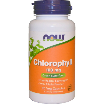 Chlorofyl (Chlorophyllin) 100 mg, 90 veg. kapslí