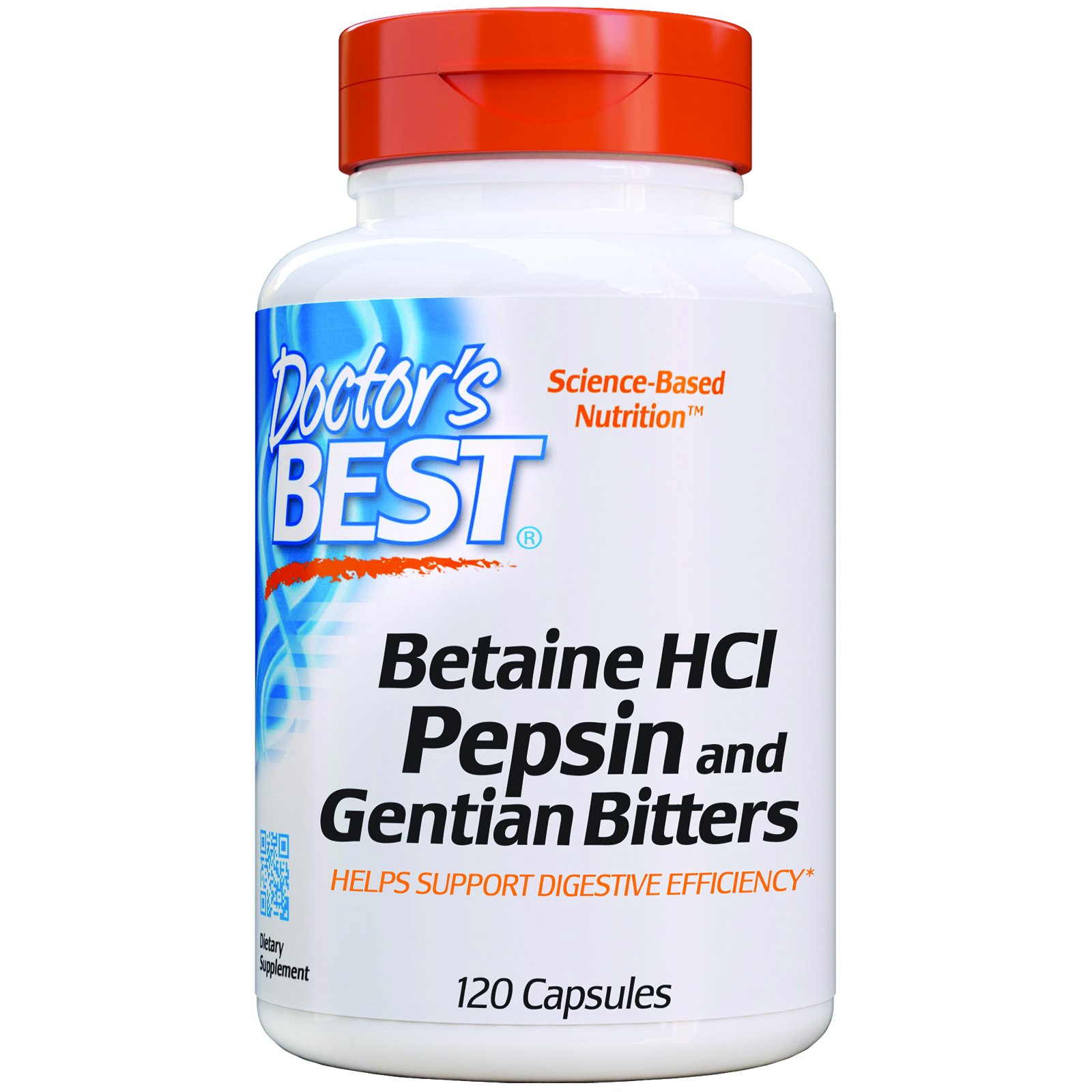 Now Foods Betaine HCL Pepsin & Gentian Bitters (hořec), 120 kapslí