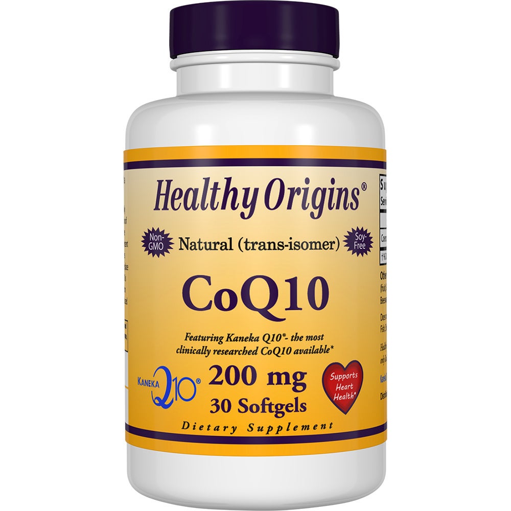 Healthy Origins Koenzym Q10 Kaneka 200 mg, 30 softgel kapslí