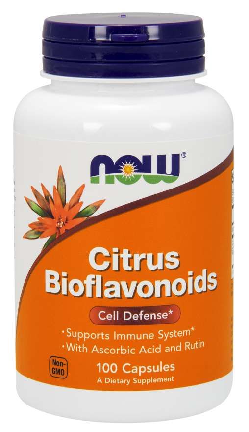 Now Foods Citrus Bioflavonoids 700 mg, 100 kapslí